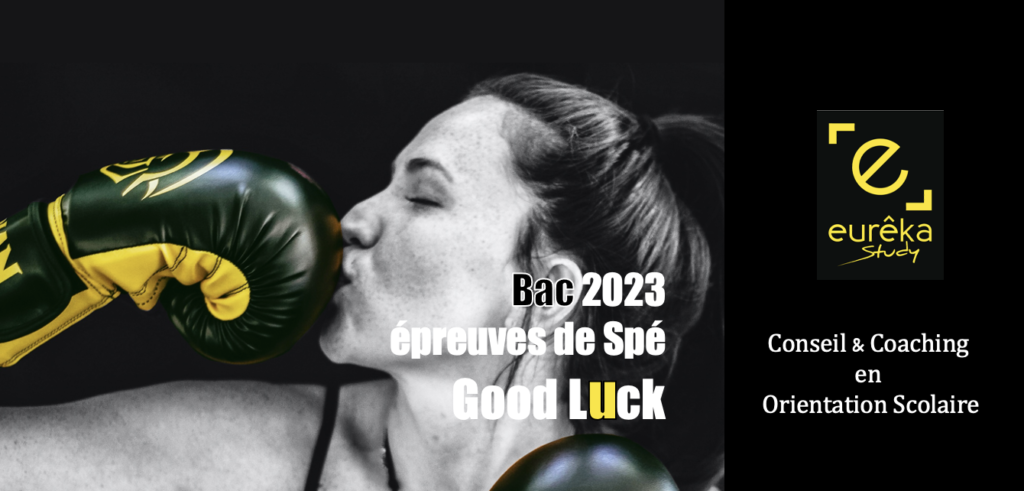 Bac 2023 épreuves de spécialités Bonne chance | Eurêka Study, Conseil et Coaching Orientation ...