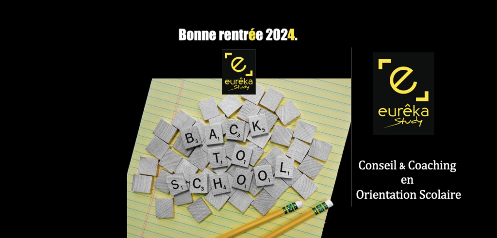 Bonne rentrée scolaire 2024 par Eurêka Study | Eurêka Study, Conseil et Coaching Orientation ...